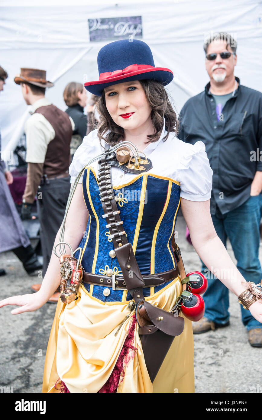 New York, USA. 6th May 2017. The Steampunk World’s Fair is the world’s ...
