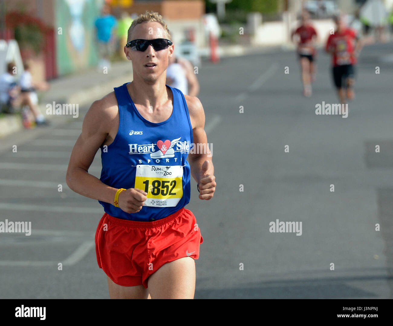 Usa. 7th May, 2017. SPORTS -- Tony Clement of Albuquerque finishes ...