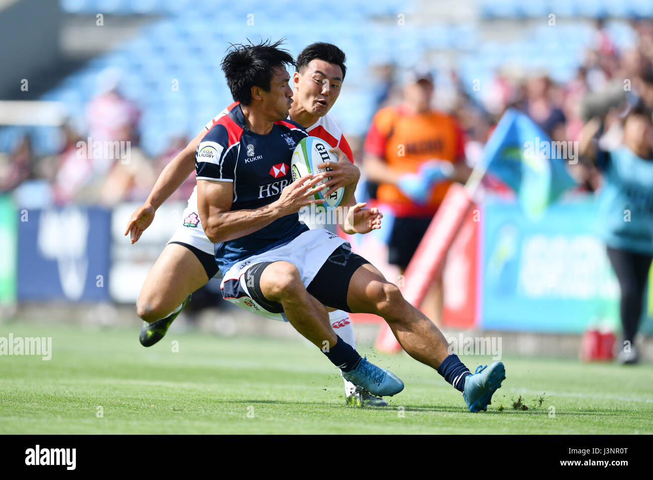 (L-R) Yiu Kam Shing (HKG), Seiya Ozaki (JPN), MAY 6, 2017 - Rugby ...