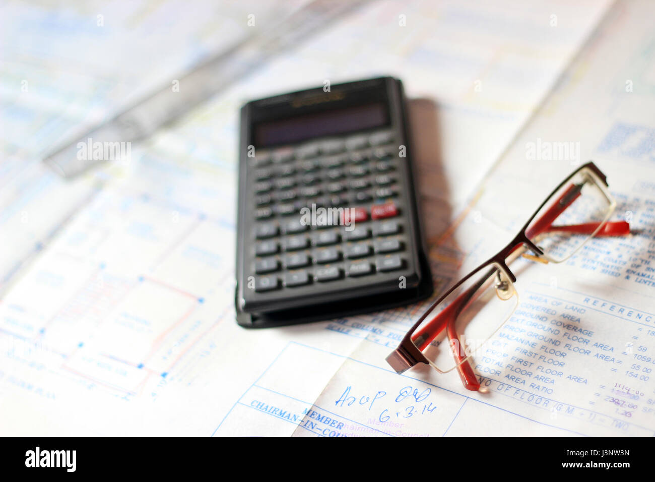 Electronic Calculator. High resolution digital photo of a calculator ...