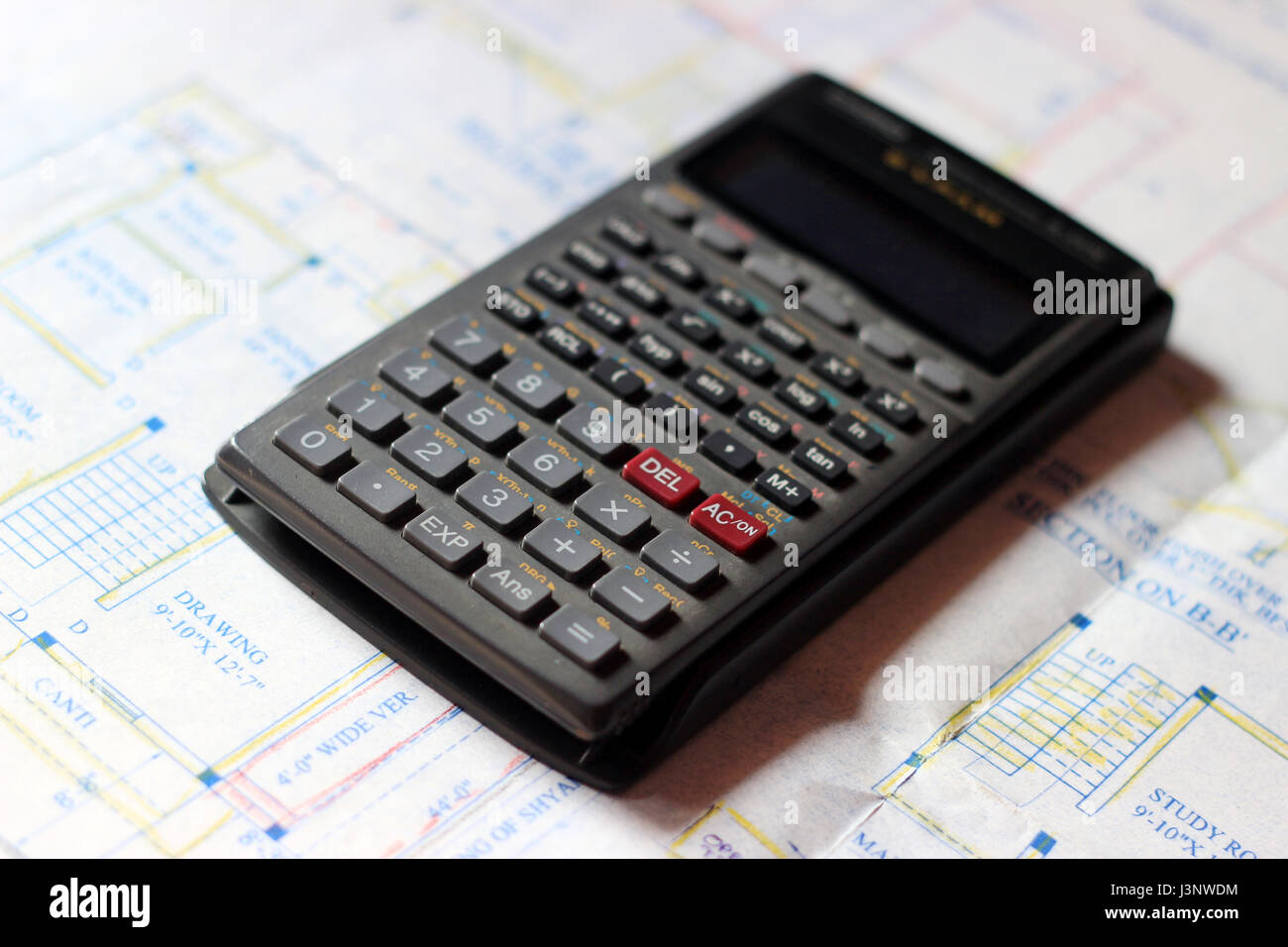 Electronic Calculator. High resolution digital photo of a calculator ...