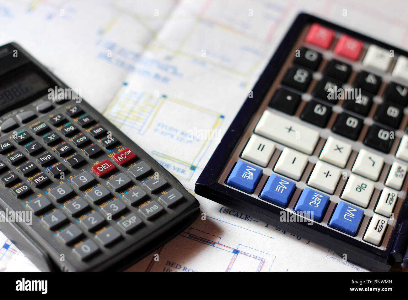 Electronic Calculator. High resolution digital photo of a calculator ...