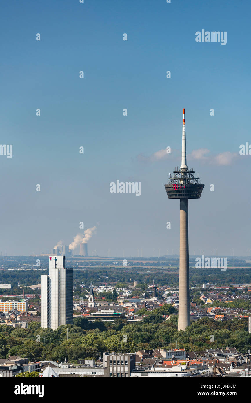COLOGNE - SEPTEMBER 6: The Colonius TV Tower in Cologne, Germany with a ...