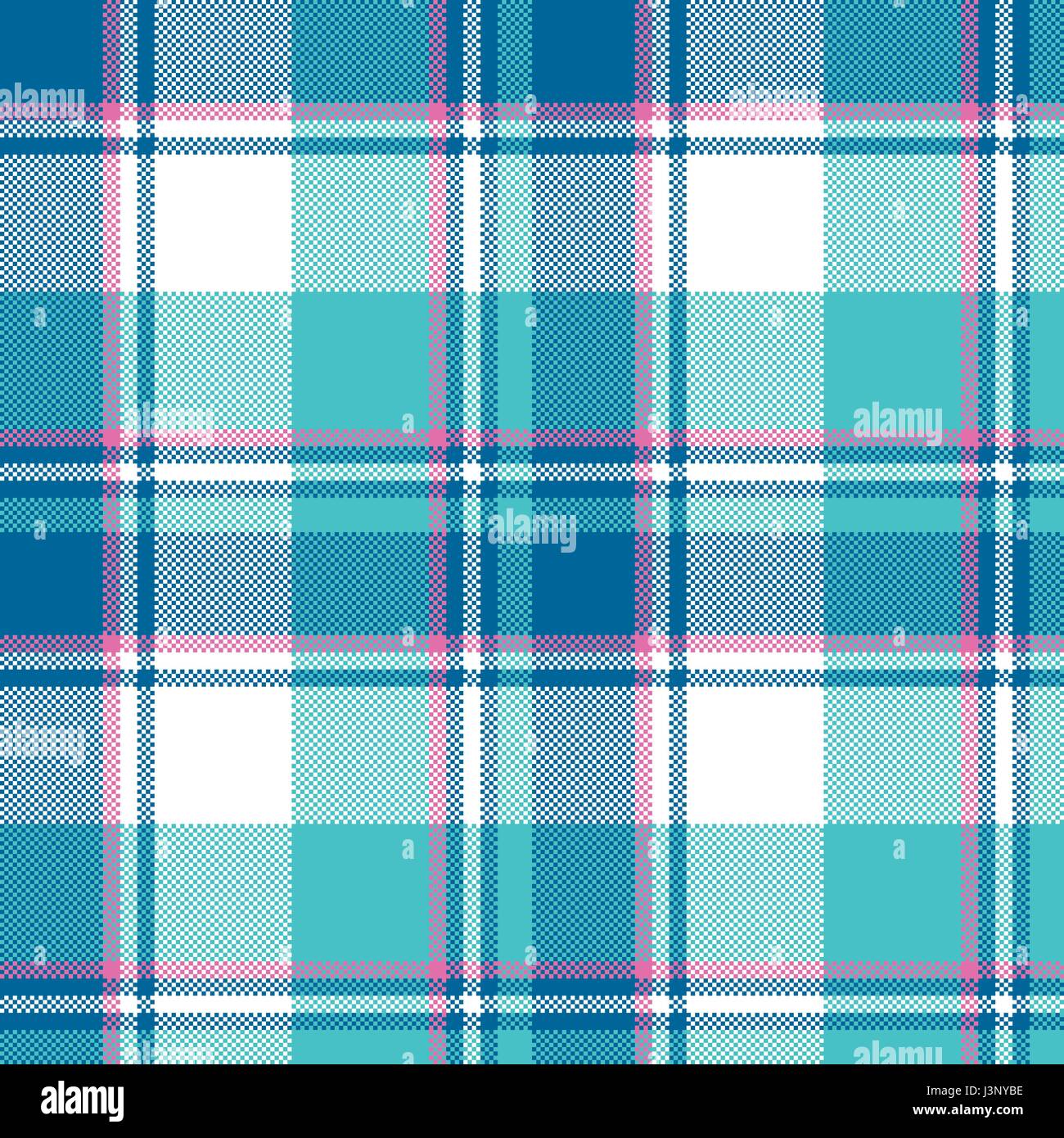 Baby boy blue pastel color plaid seamless pattern. Vector illustration ...