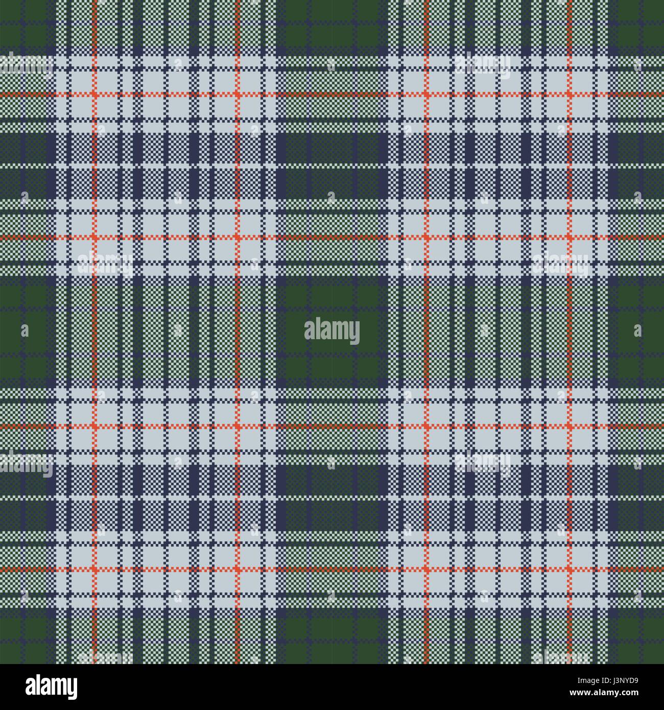 Check pixel plaid seamless texture. Vector illustration Stock Vector ...