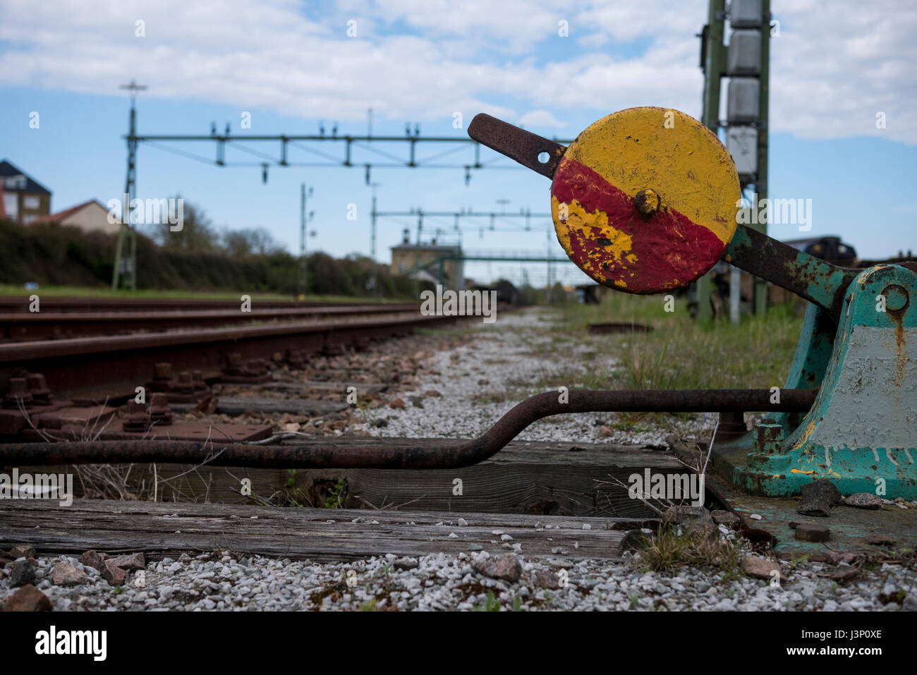 Railway switch hi-res stock photography and images - Alamy