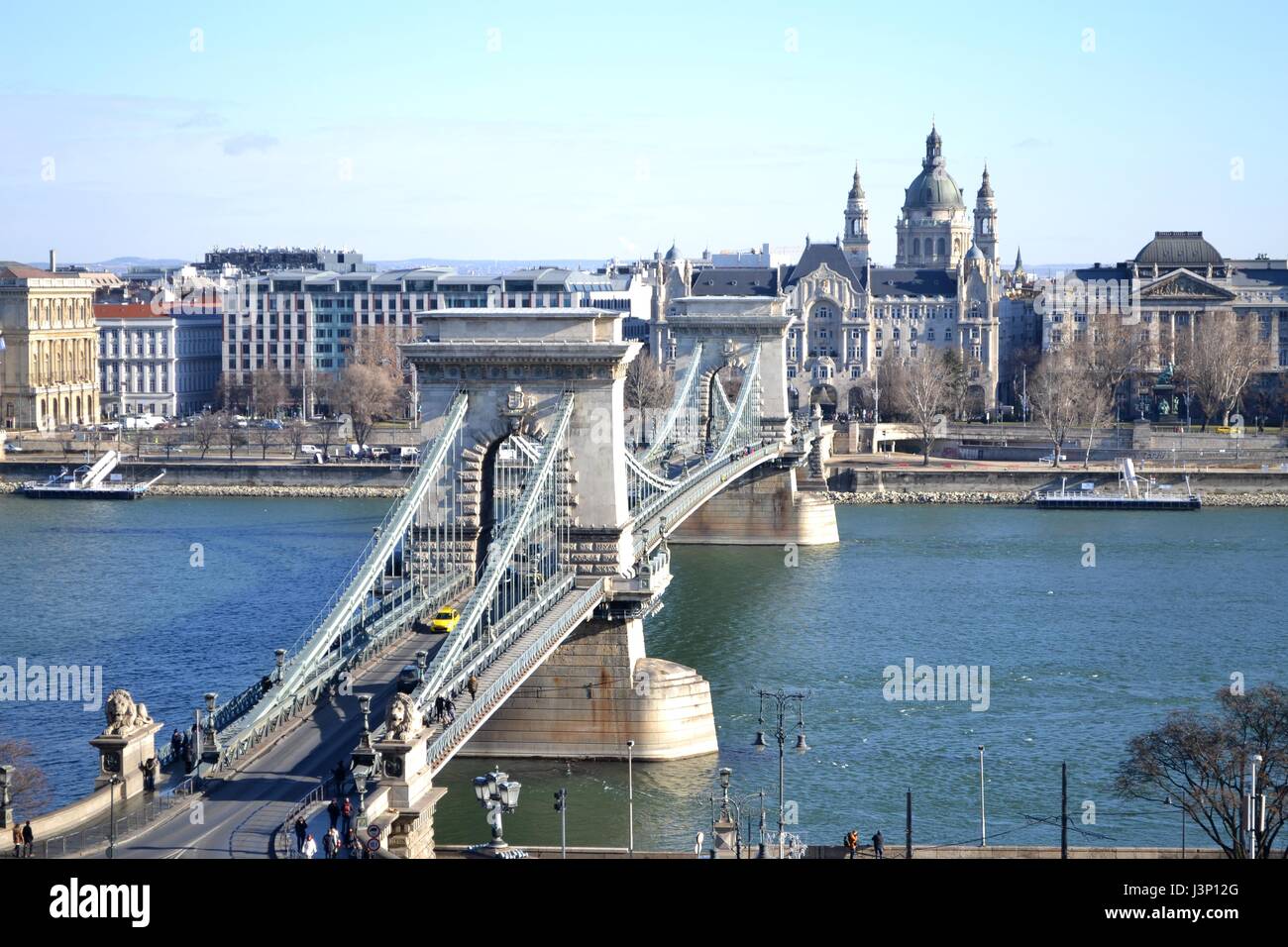 Chain Bridge Budapest Stock Photo - Alamy