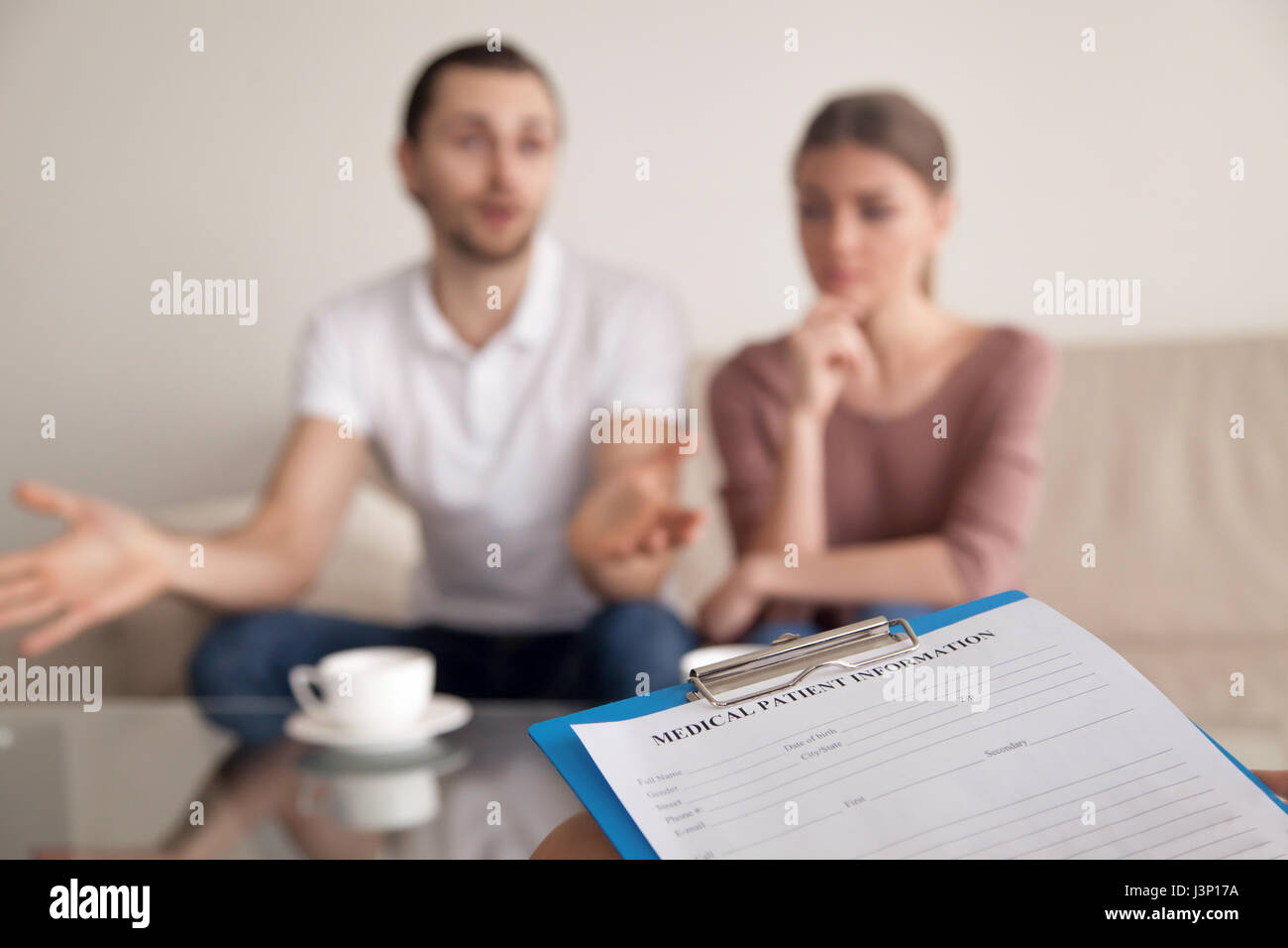 Problems in family consultation hi-res stock photography and images - Alamy