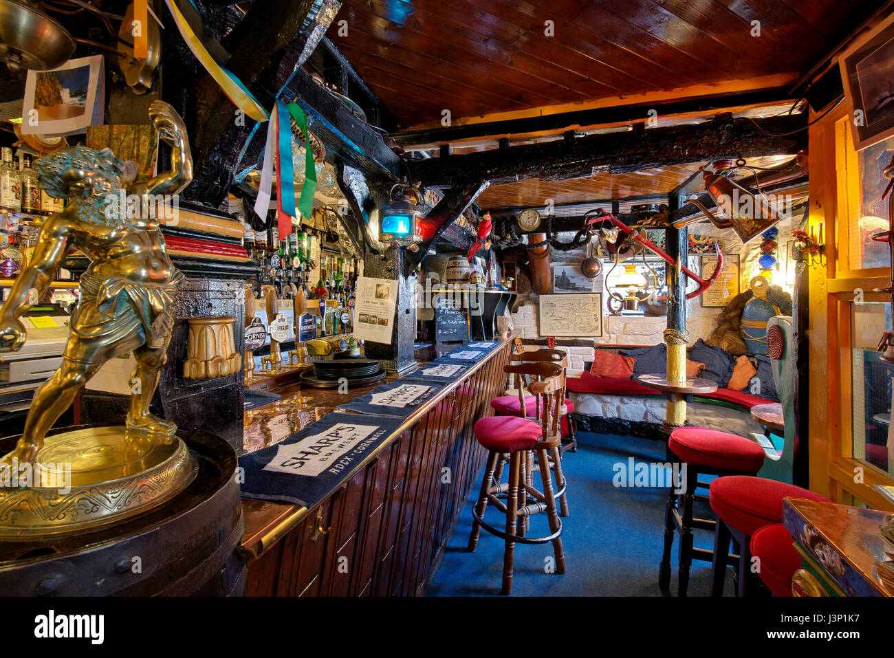 The Admiral Benbow public house, Penzance, Cornwall, UK Stock Photo - Alamy