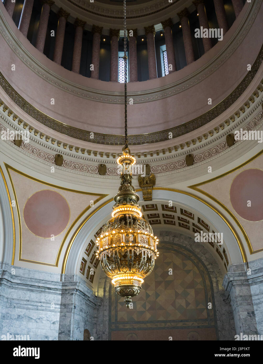 Interior views of the State Capitol Building of Washington in the city ...