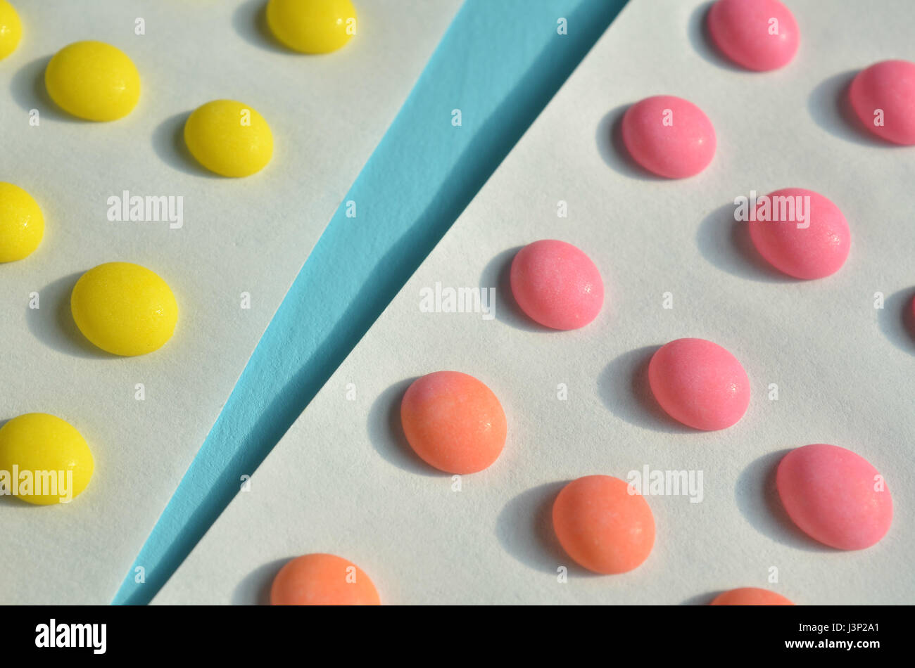 old fashioned button candy Stock Photo - Alamy