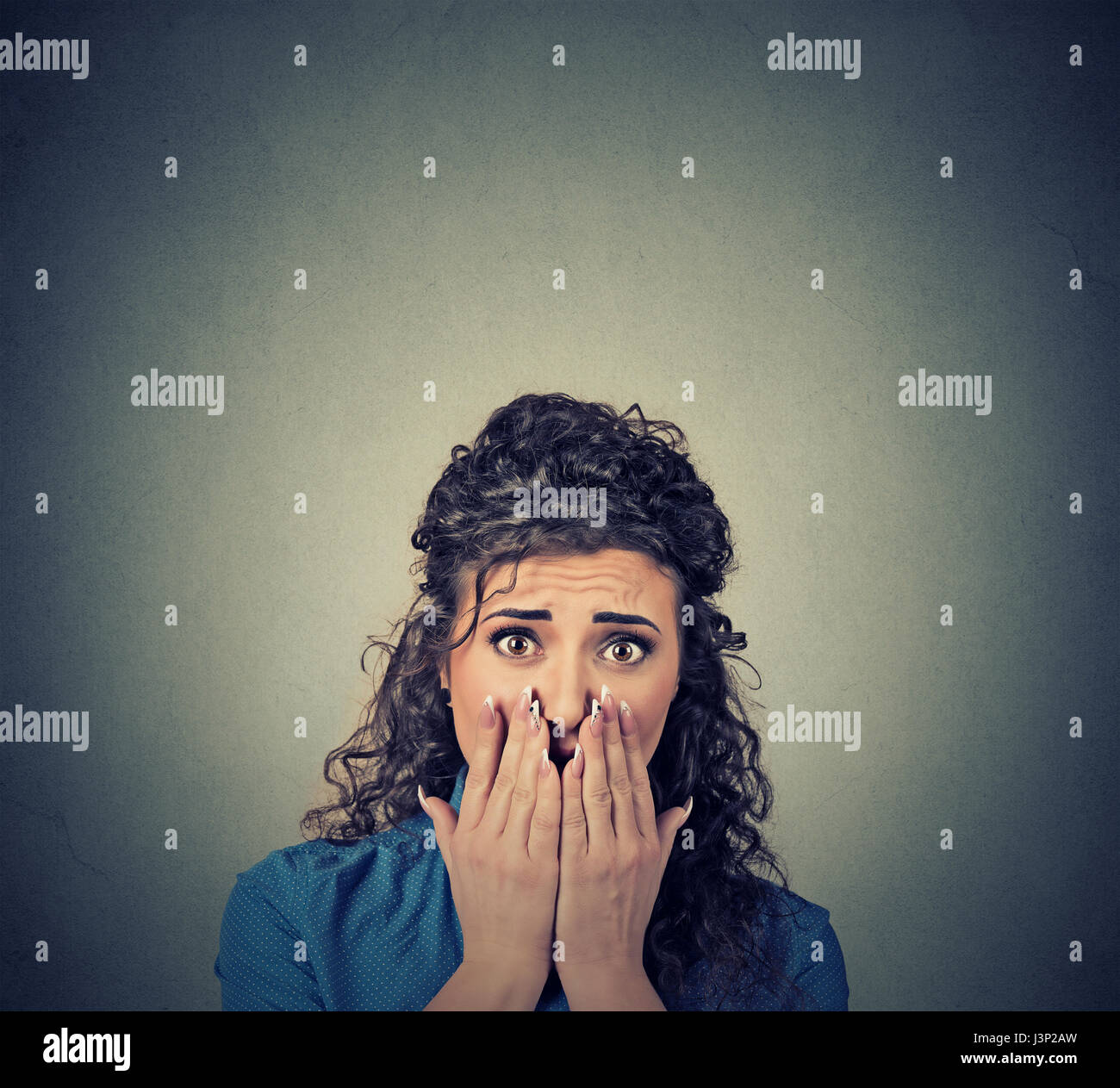 Scared scream hi-res stock photography and images - Alamy