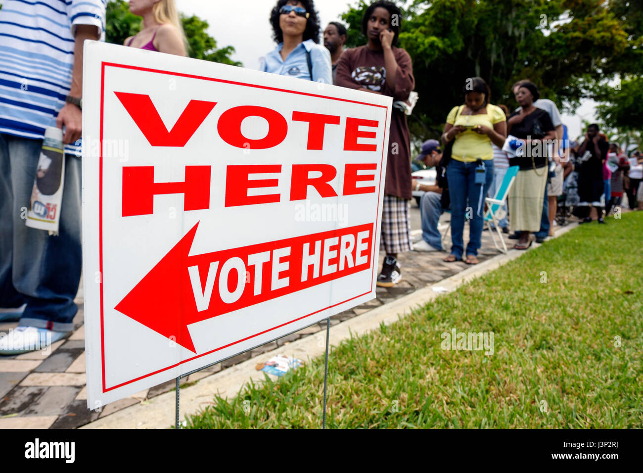 Miami Florida,Hollywood,City Hall,building,early voting,2008 ...