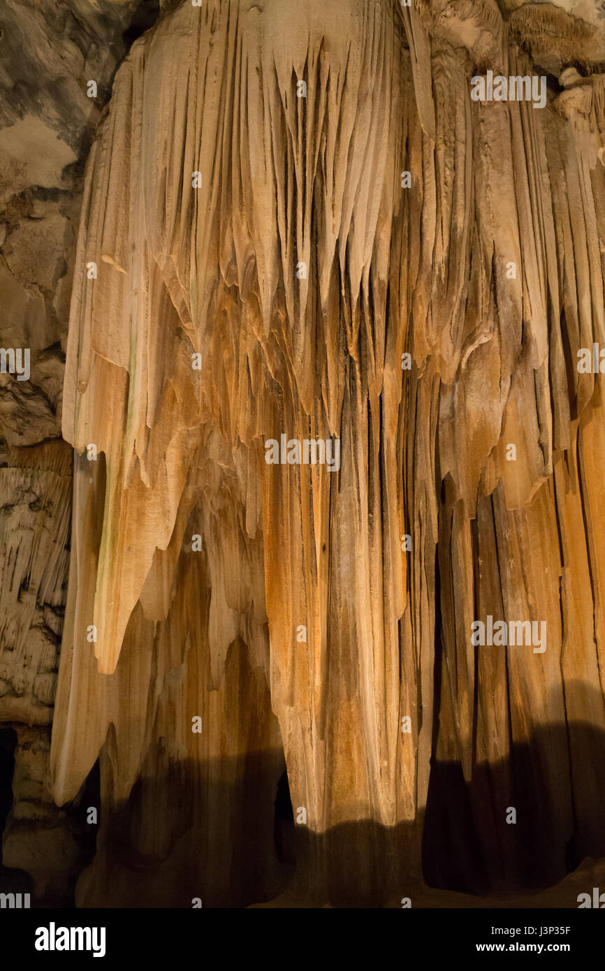 Inside view of Cango Caves in Oudtshoorn South Africa. African landmark ...