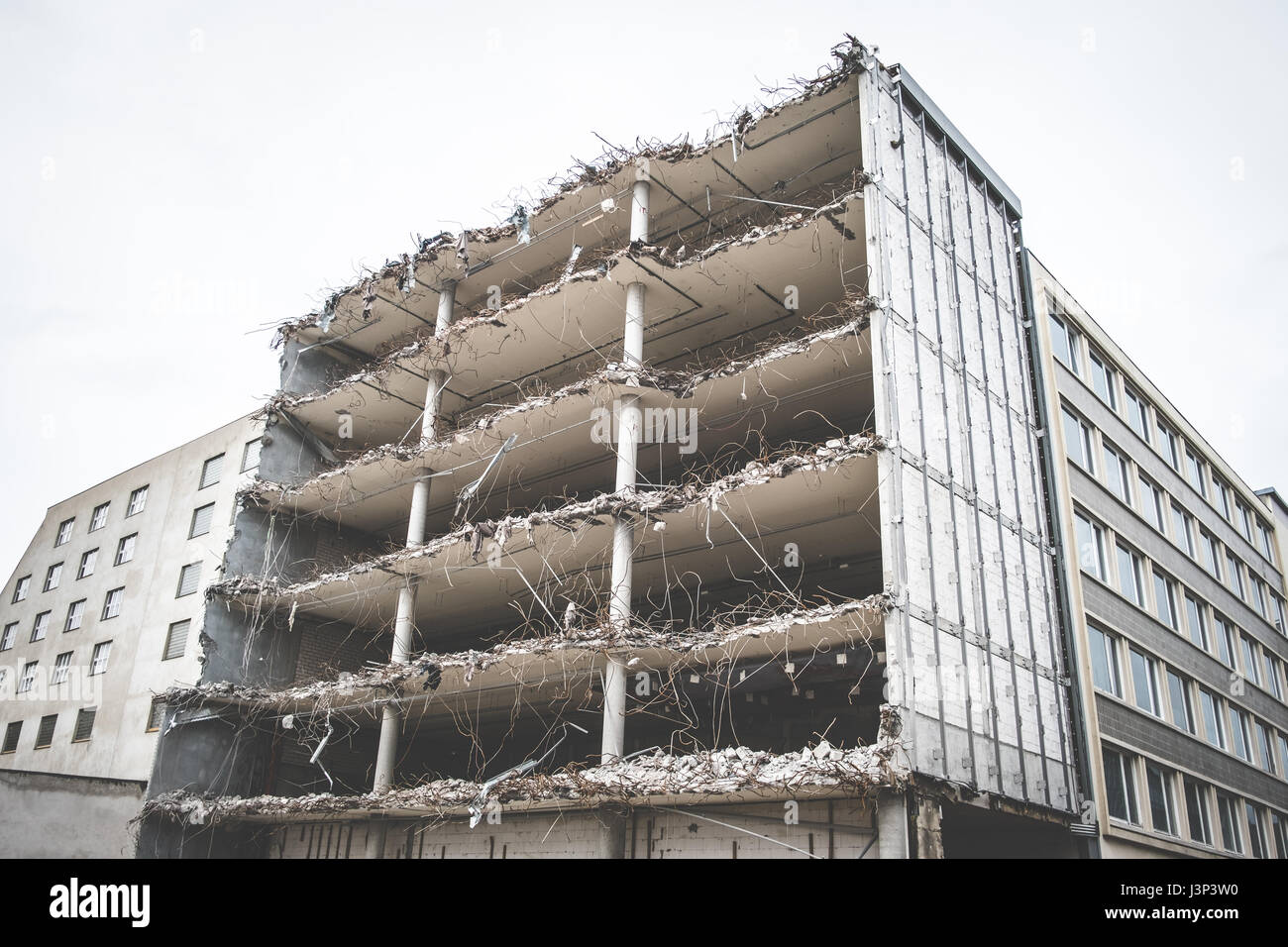 building ruin - destroyed house , demolished building Stock Photo - Alamy