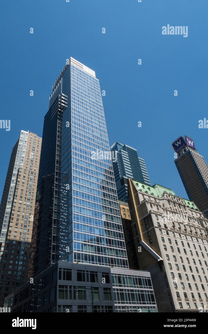 Platinum Condominium Development in Times Square, NYC, USA Stock Photo ...