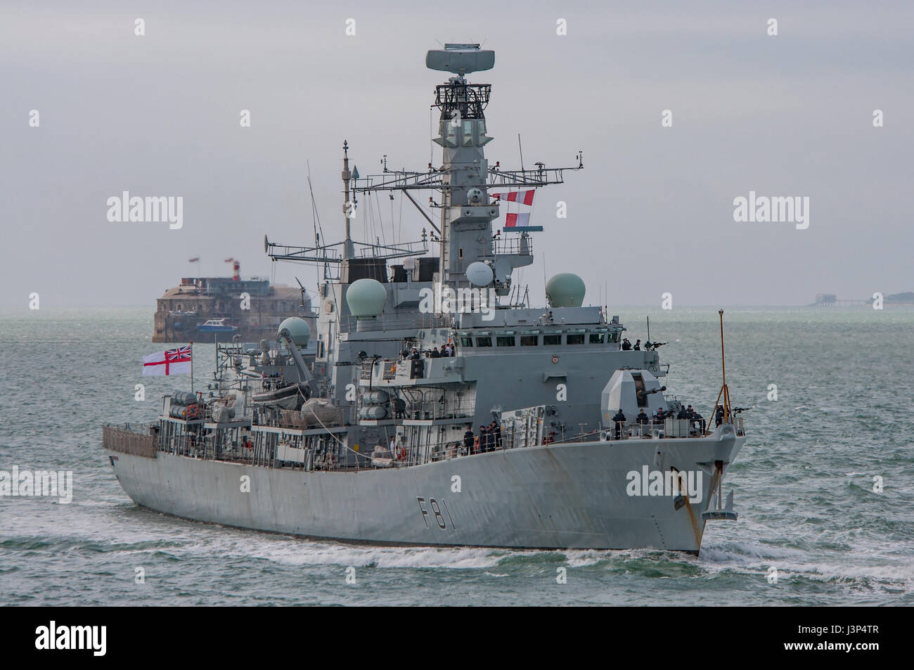 The British Royal Navy Type 23 frigate HMS Sutherland (The Fighting ...