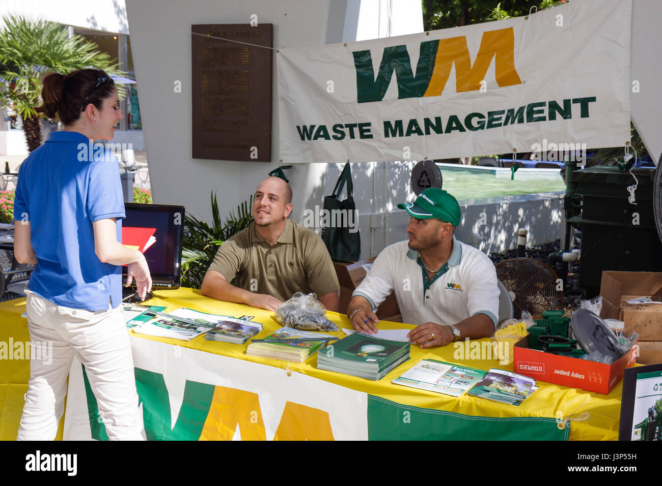 Miami Beach Florida,Lincoln Road Mall,mall arcade,America Recycles Day ...