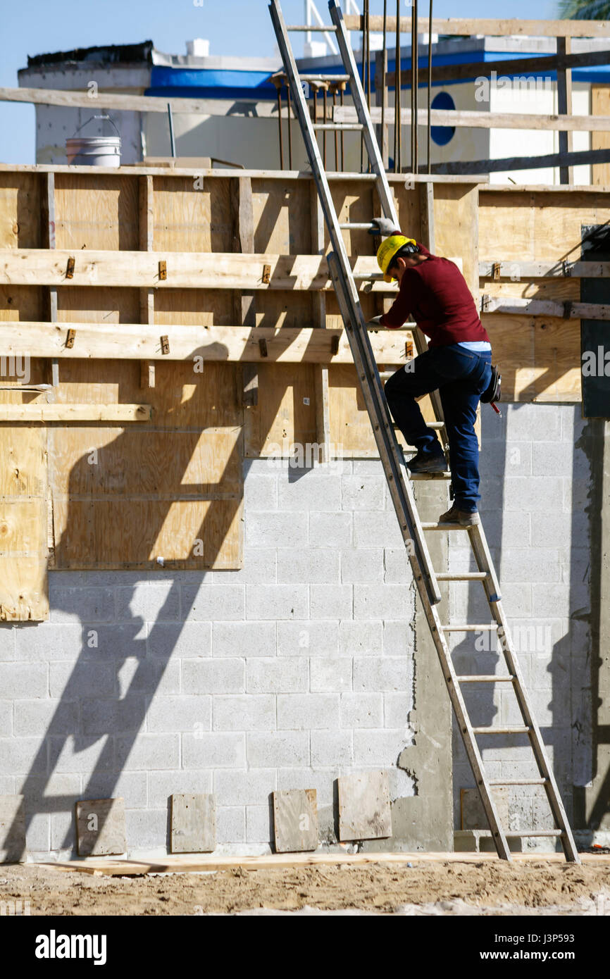 Miami Beach Florida,Ocean Drive,under new construction site building ...