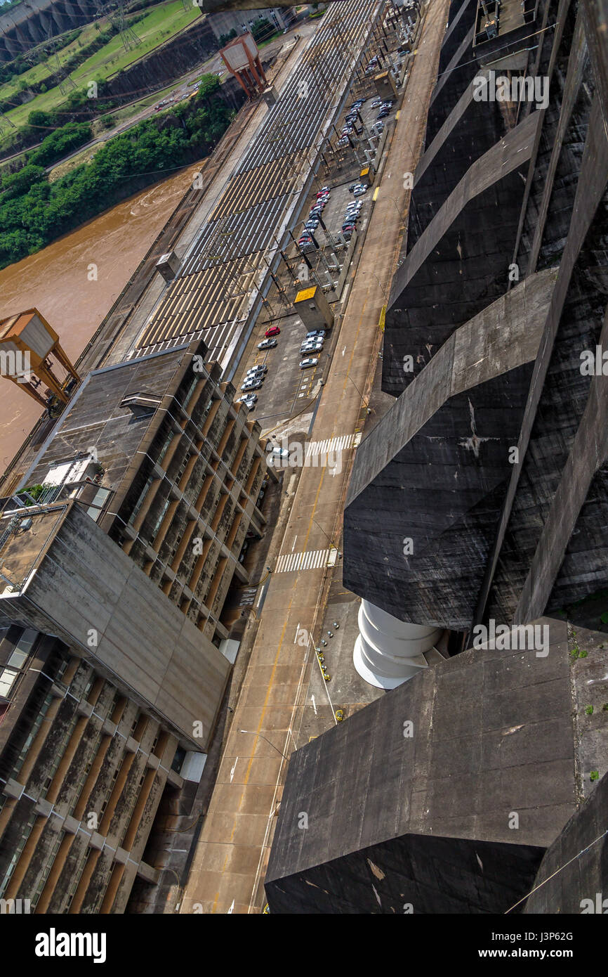 Itaipu hydroelectric dam aerial hi-res stock photography and images - Alamy