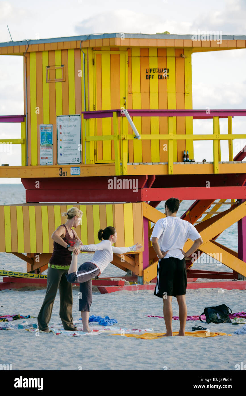 Female lifeguard on stand hi-res stock photography and images - Alamy