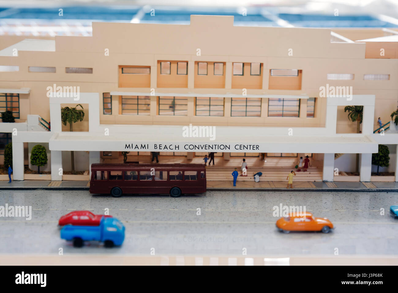 Miami Beach Florida,Miami Beach Convention Center,scale model,building ...