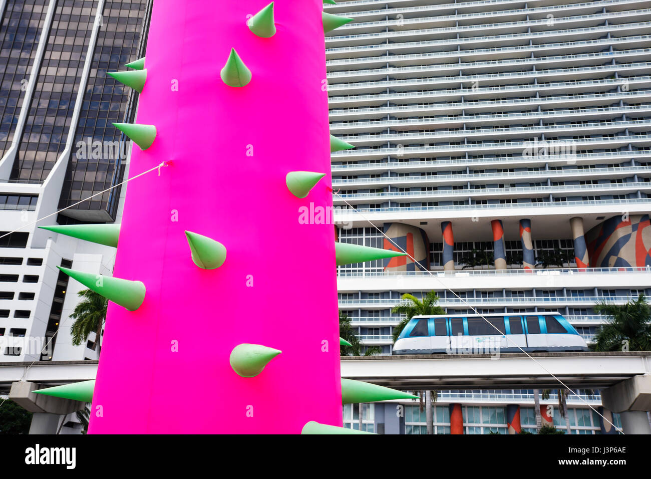 Miami Florida,Biscayne Boulevard,Art Basel,Giants in the City ...