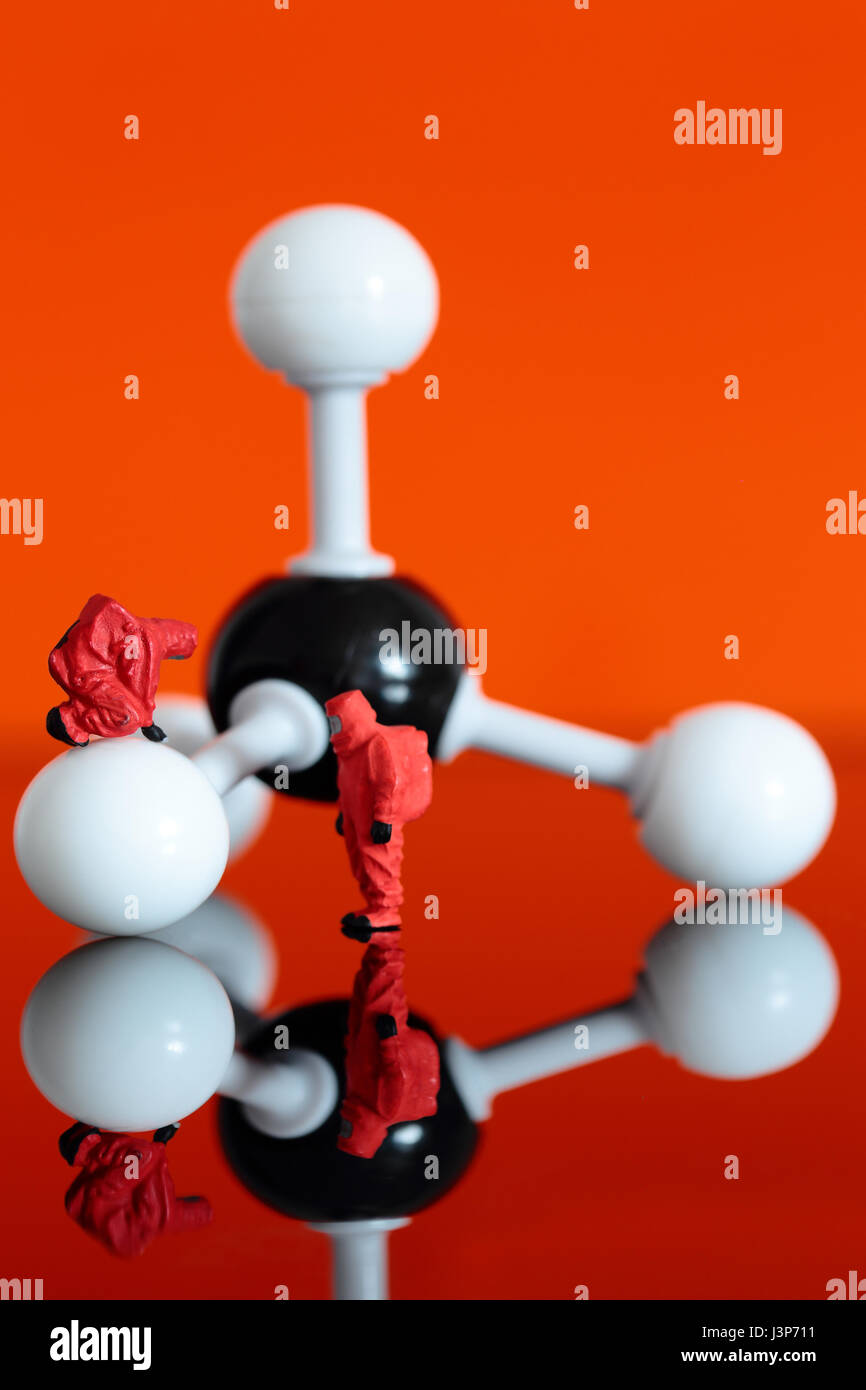 Methane gas molecular structure hi-res stock photography and images - Alamy