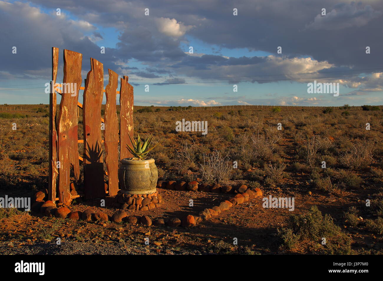Landscape of the Great Karoo natural region in the Western Cape of ...