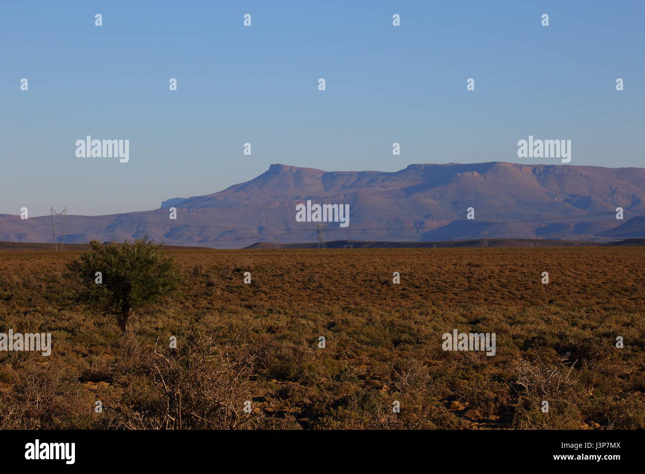 Landscape of the Great Karoo natural region in the Western Cape of ...