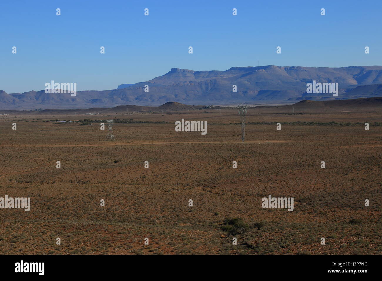 Landscape of the Great Karoo natural region in the Western Cape of ...