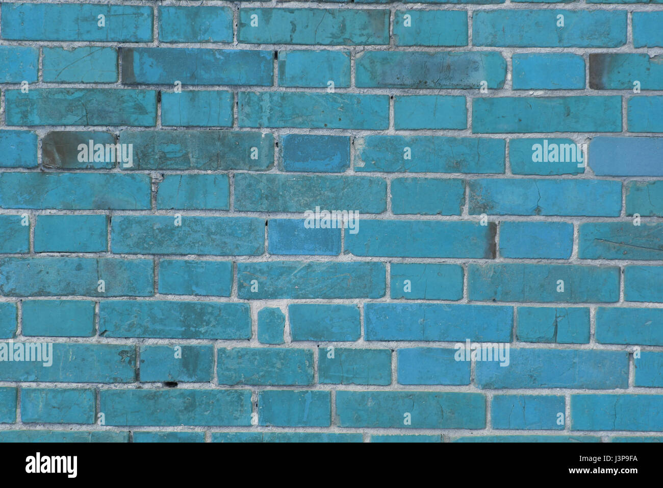blue Background of old vintage brick wall Stock Photo - Alamy
