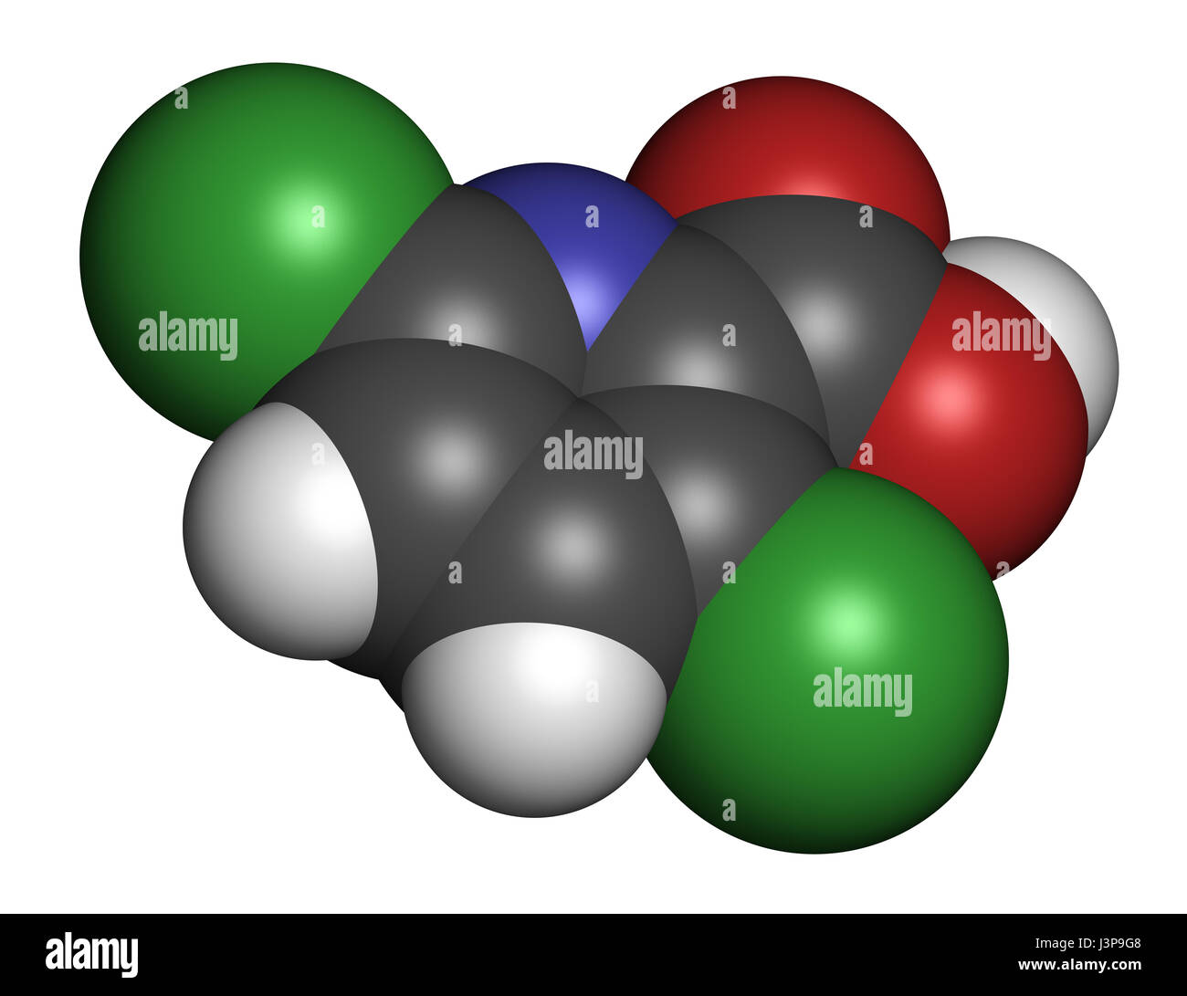 Clopyralid herbicide molecule hi-res stock photography and images - Alamy
