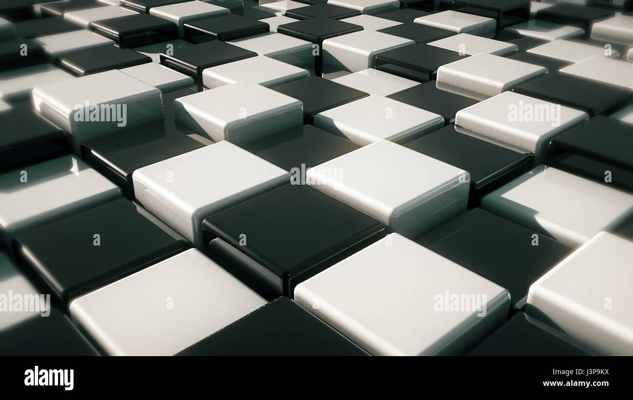 Realistic movement cubes futuristic background hi-res stock photography ...
