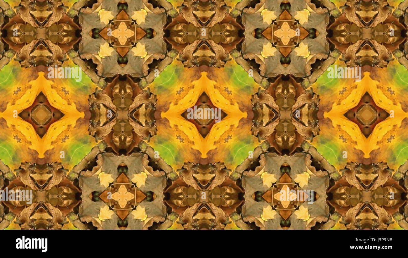 4K Colorful looping kaleidoscope sequence. Abstract motion graphics ...