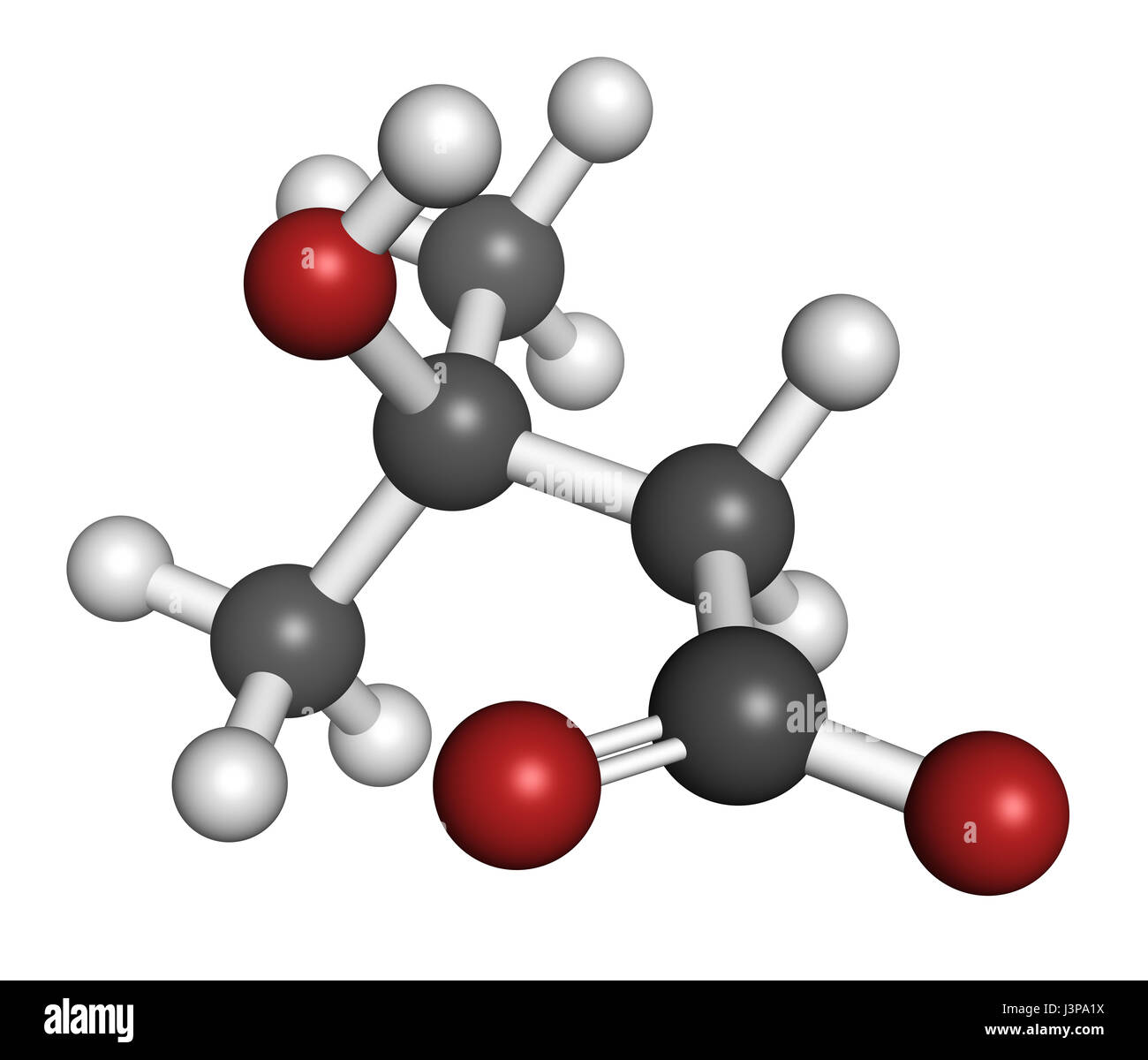 Beta-hydroxy beta-methylbutyric acid (HMB) leucine metabolite molecule ...
