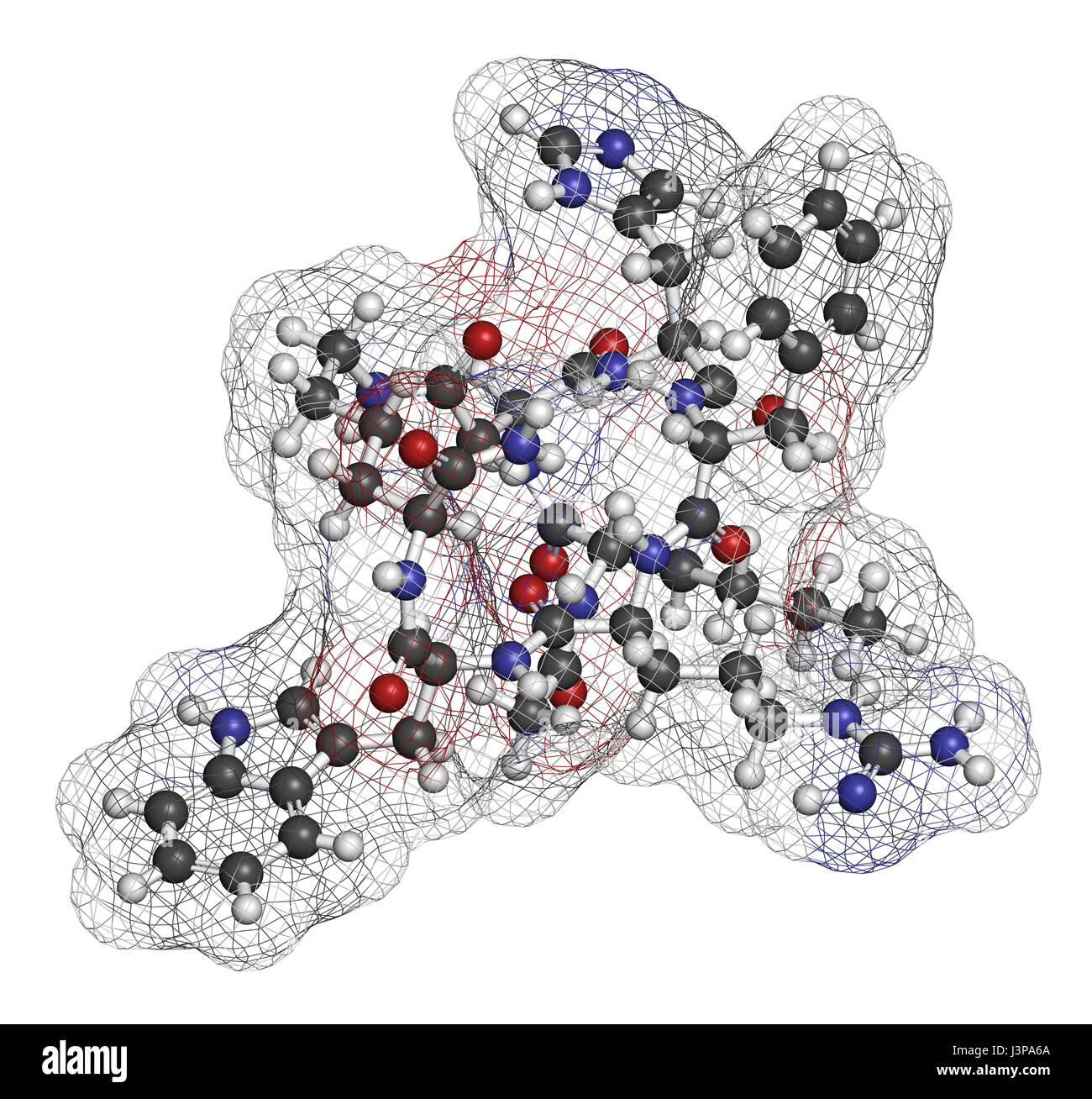 Melanotan II synthetic tanning drug molecule. Not approved as drug ...