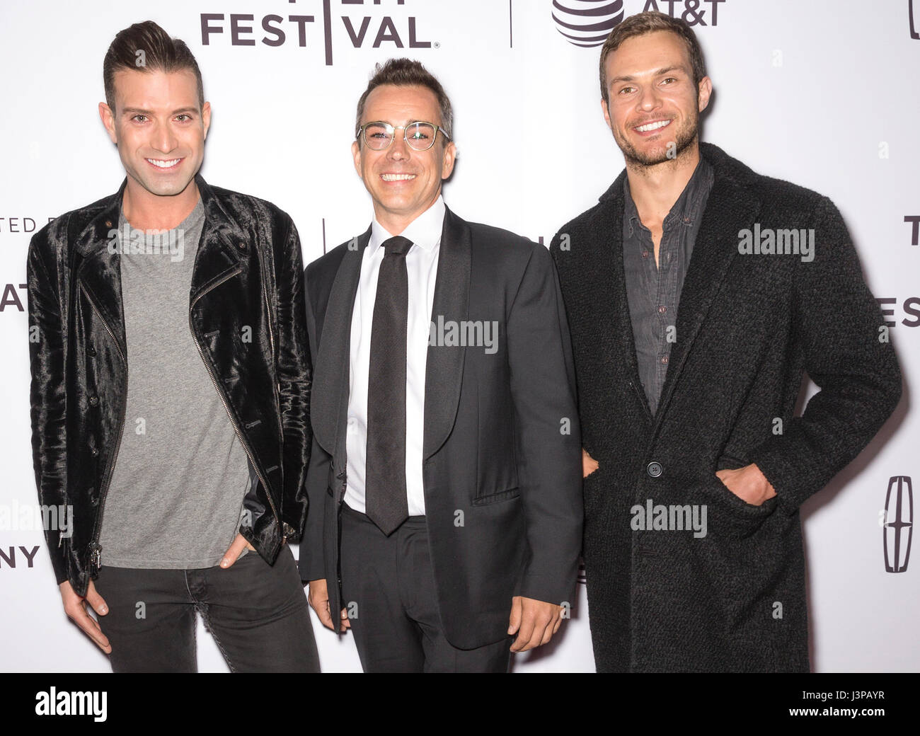NEW YORK, NY - APRIL 23, 2017: (L-R) Omar Sharif Jr., Executive ...