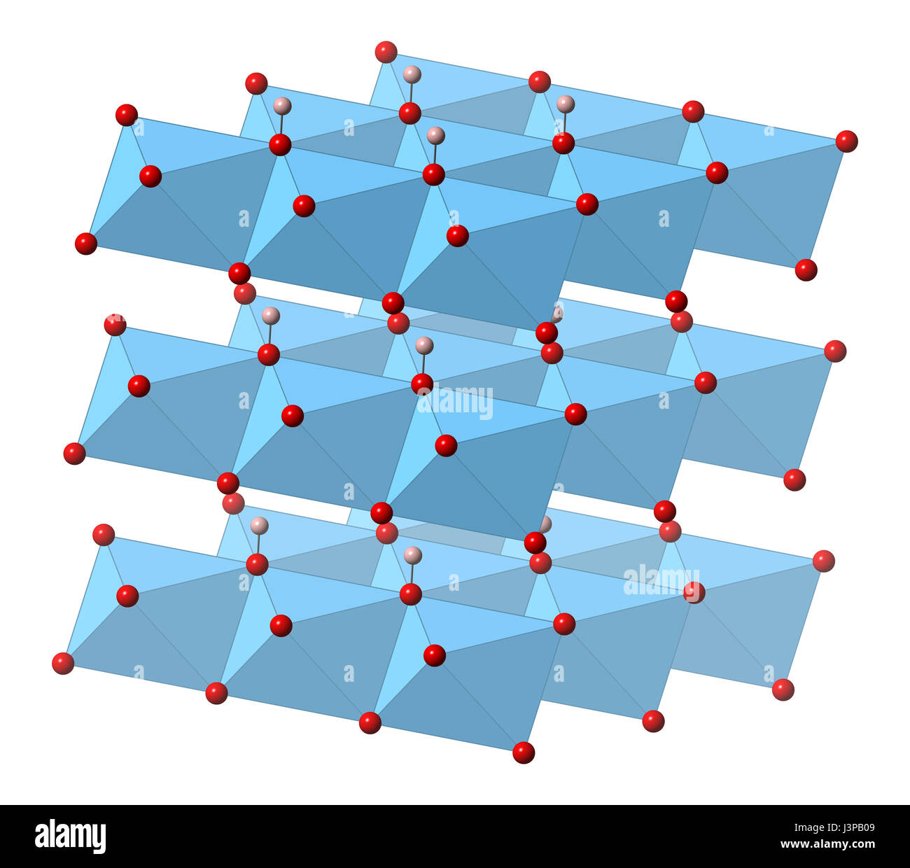 Calcium Hydroxide Crystal Structure