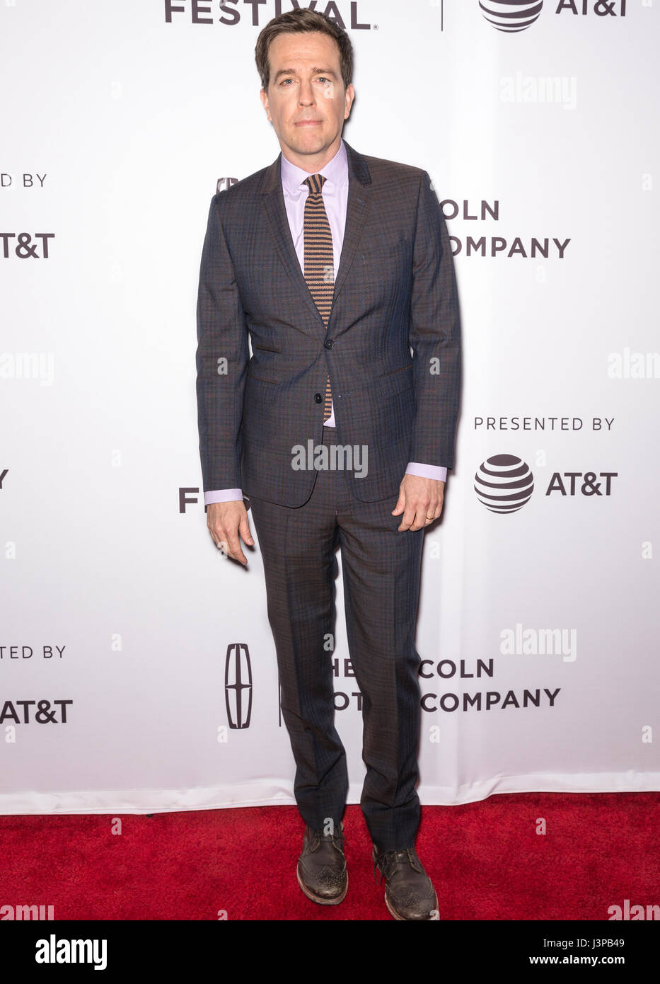 NEW YORK, NY - APRIL 23, 2017: Producer Ed Helms attends 'The Clapper ...