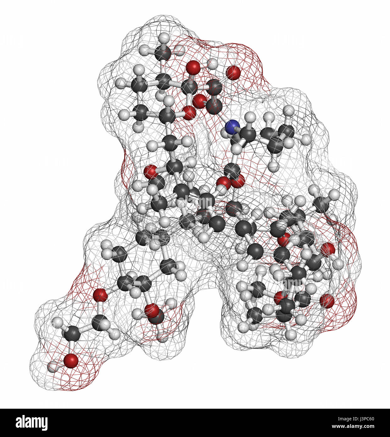 Everolimus immunosuppressant molecule. Used in drug-eluting coronary ...