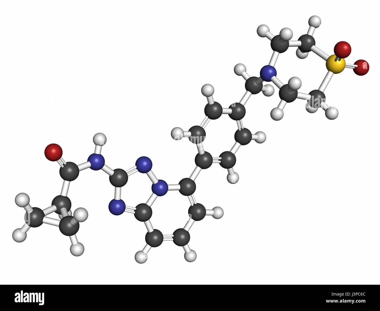 Filgotinib anti-inflammatory drug molecule. Janus kinase 1 inhibitor ...