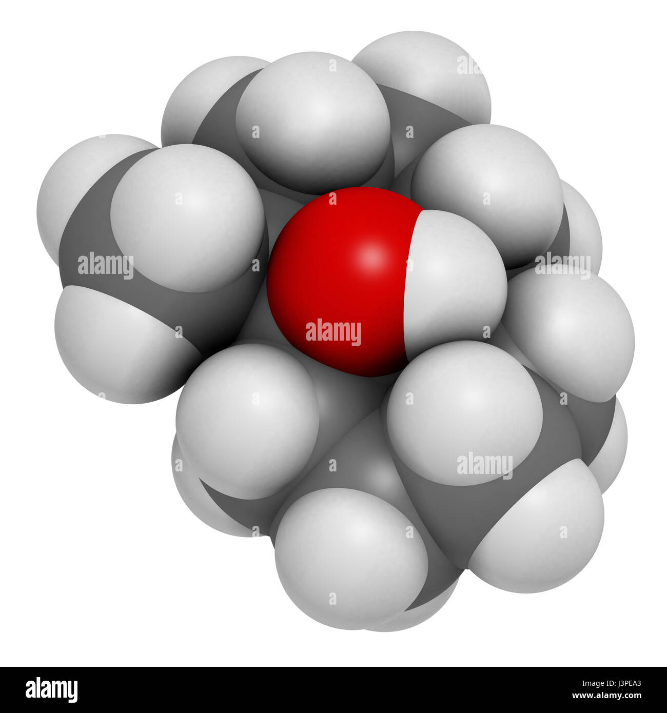 Geosmin earthy flavor molecule. Responsible for the typical taste of ...