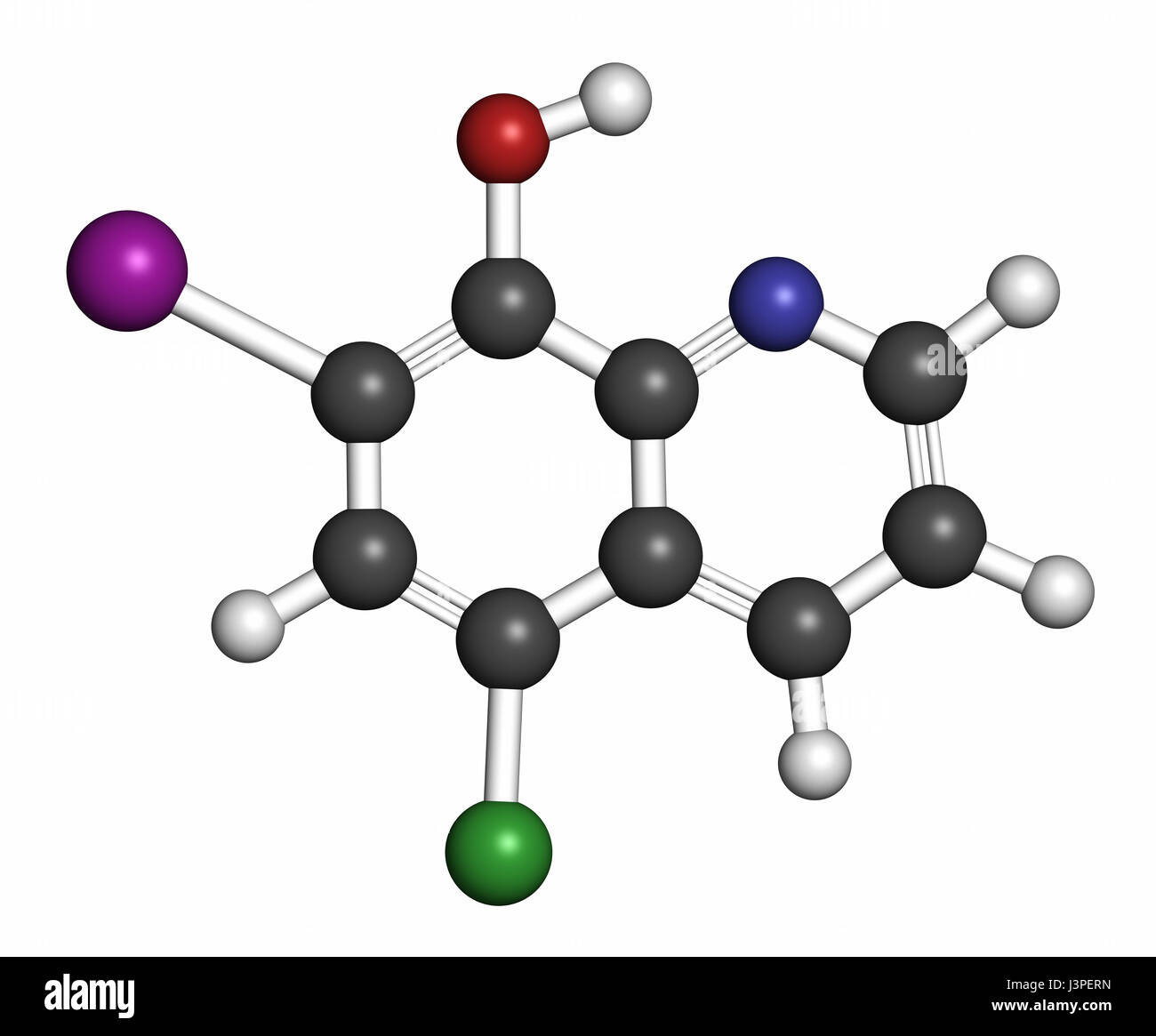 Clioquinol (iodochlorhydroxyquin) antifungal and antiprotozoal drug ...