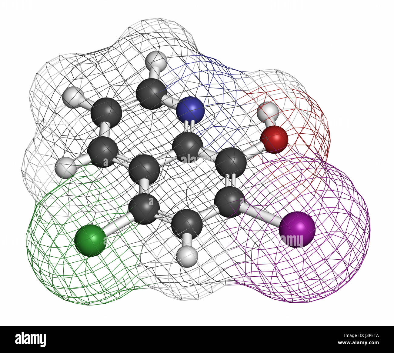 Clioquinol (iodochlorhydroxyquin) antifungal and antiprotozoal drug ...