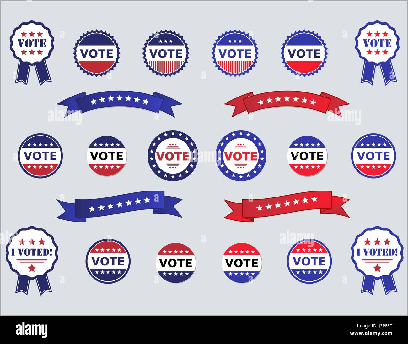 Republican and democrat badges hi-res stock photography and images - Alamy