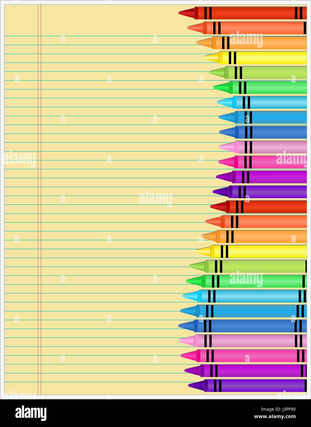School arts and crafts paper Stock Vector Images - Alamy