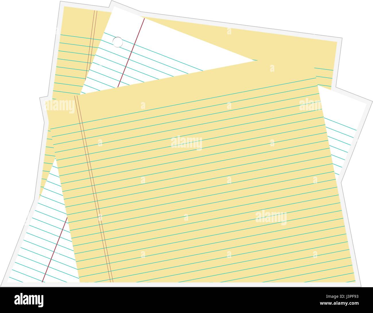 Note paper hole punch hi-res stock photography and images - Alamy