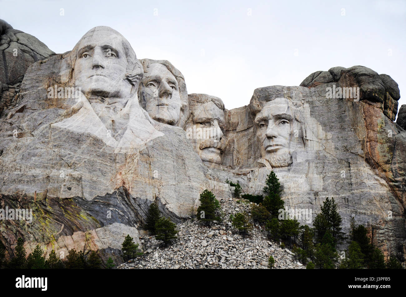 Mt. Rushmore National Memorial Park. Sculptures of former U.S ...