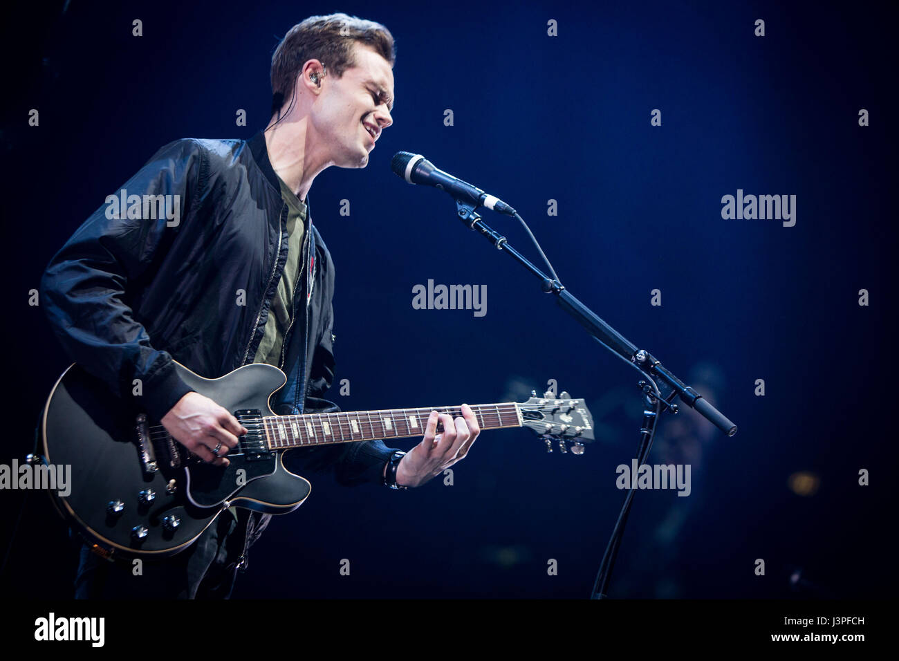 The british singer-songwriter James TW pictured on stage as he performs ...